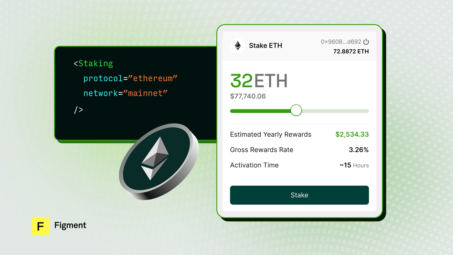 Introducing Figment Elements: UI Widgets for Embeddable Staking - Figment