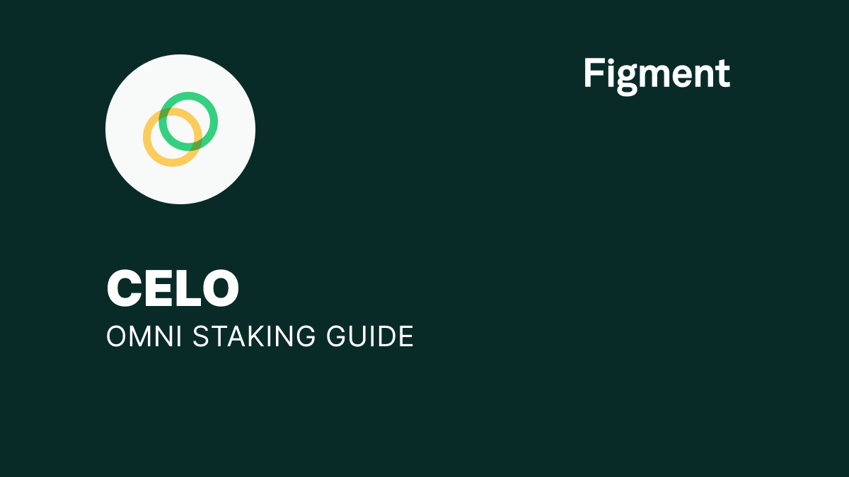 Omni Guide: Staking CELO - Figment
