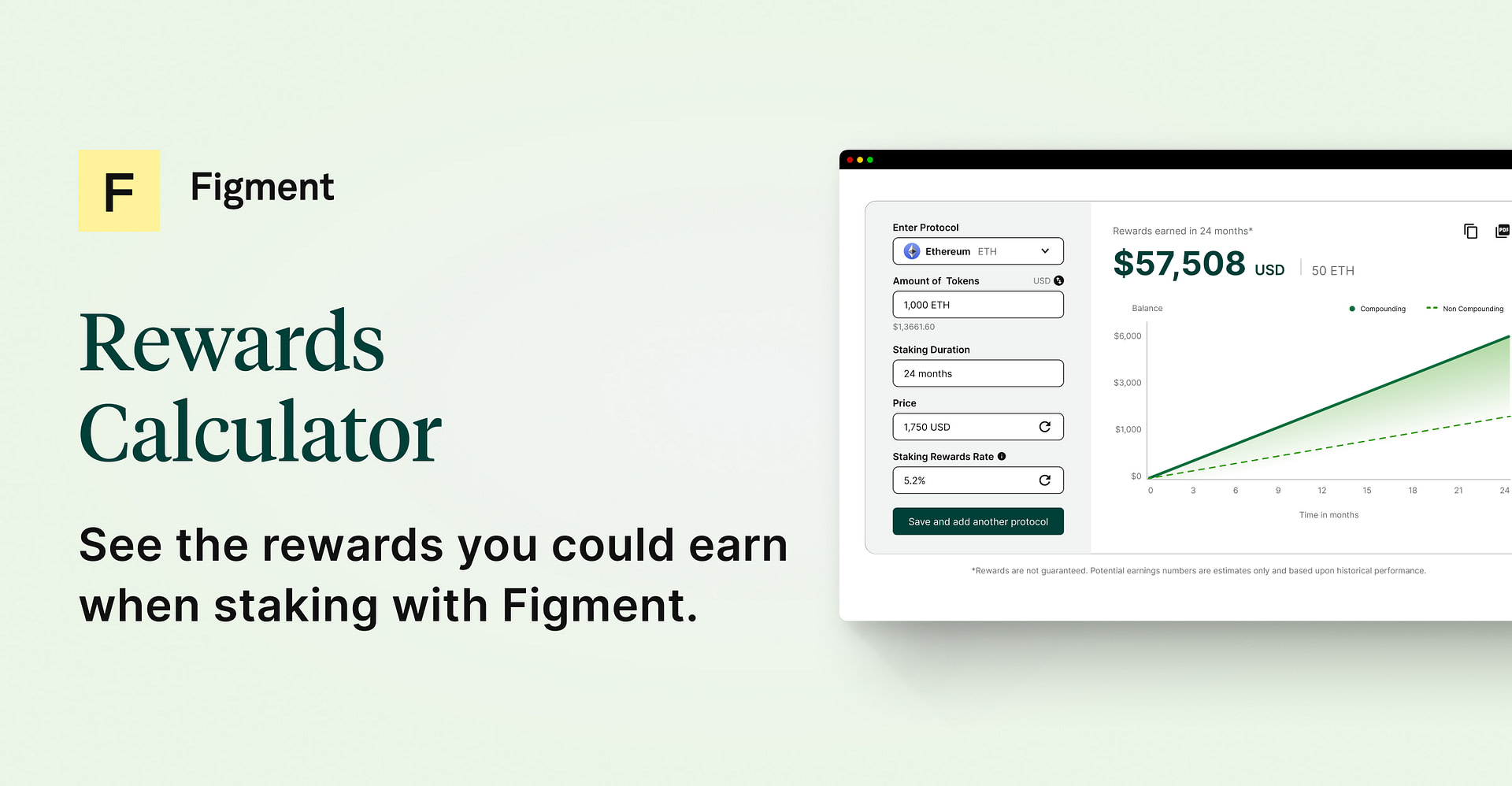 Crypto Staking Rewards Calculator - Figment